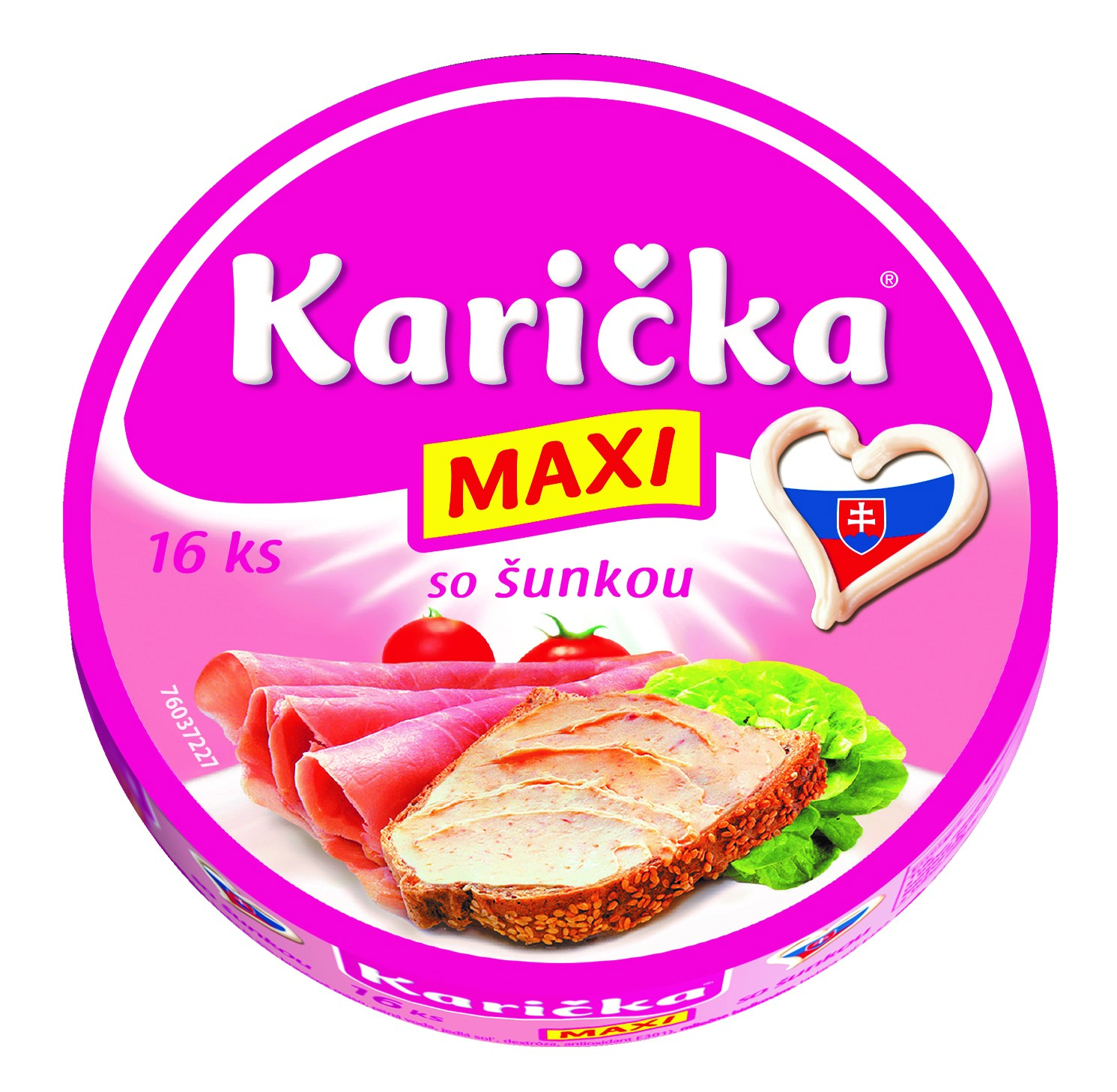 Karička Maxi with ham 250 g - SYRÁREŇ BEL SLOVENSKO a.s. | BEST SLOVAK FOOD